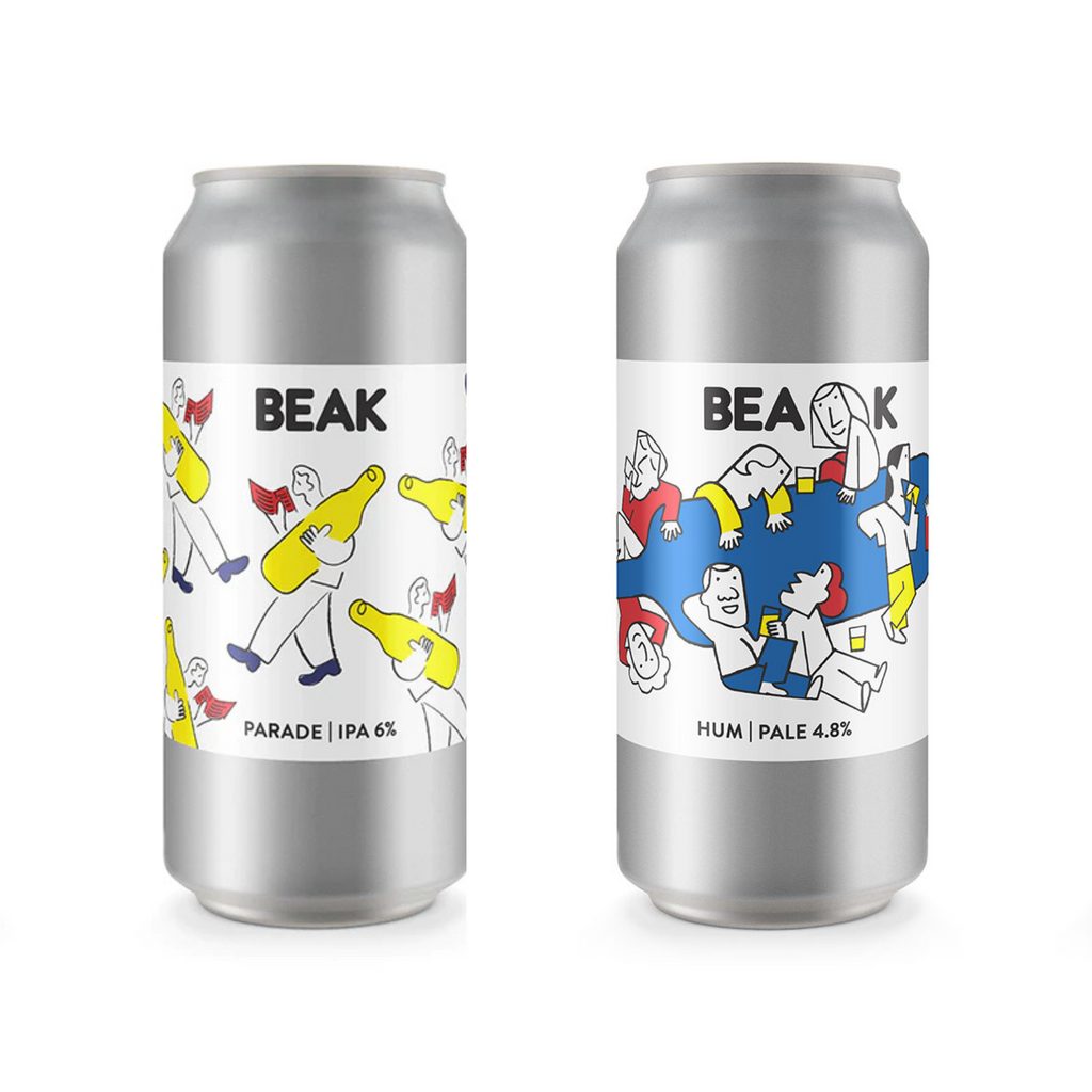 MIXED PACKS of Hum Pale and Parade IPA – Beak Brewery